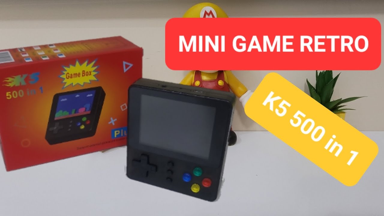 Mini Game retro K5 500 in 1, a evolução do Mini game sup 400 in 1 - YouTube