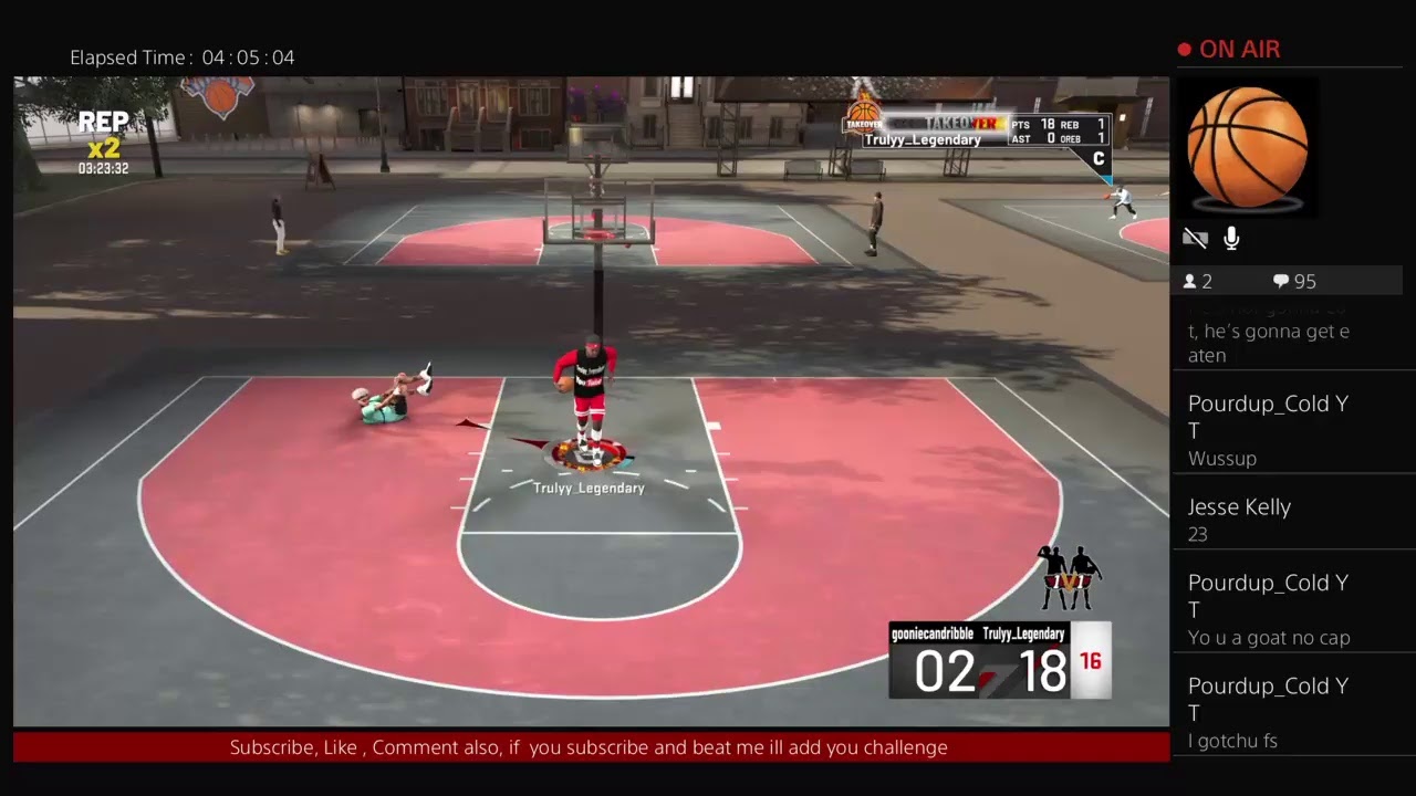 Streaking on the 1v1 Event with the Rarest Center build on 2k20 - YouTube