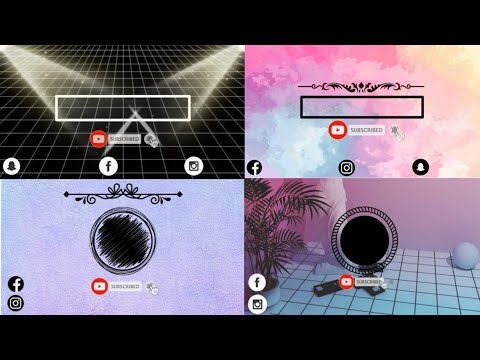 5 free intro Template | No Text - YouTube