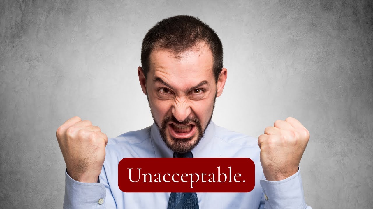 Unacceptable - YouTube