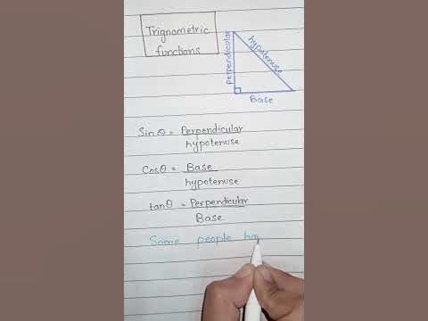 easy way to remember trigonometric functions #shorts #youtubeshorts # ...