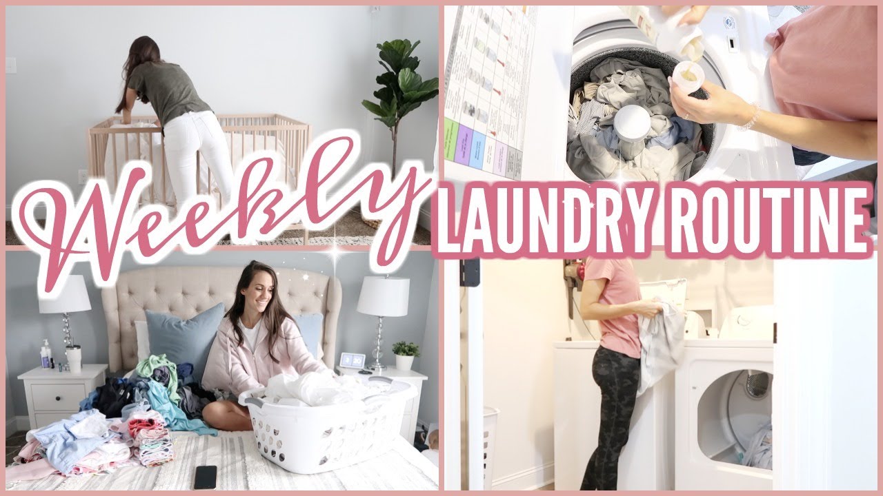 MY WEEKLY LAUNDRY ROUTINE | LAUNDRY ROUTINES 2019 | CLEAN WITH ME 2019 ...
