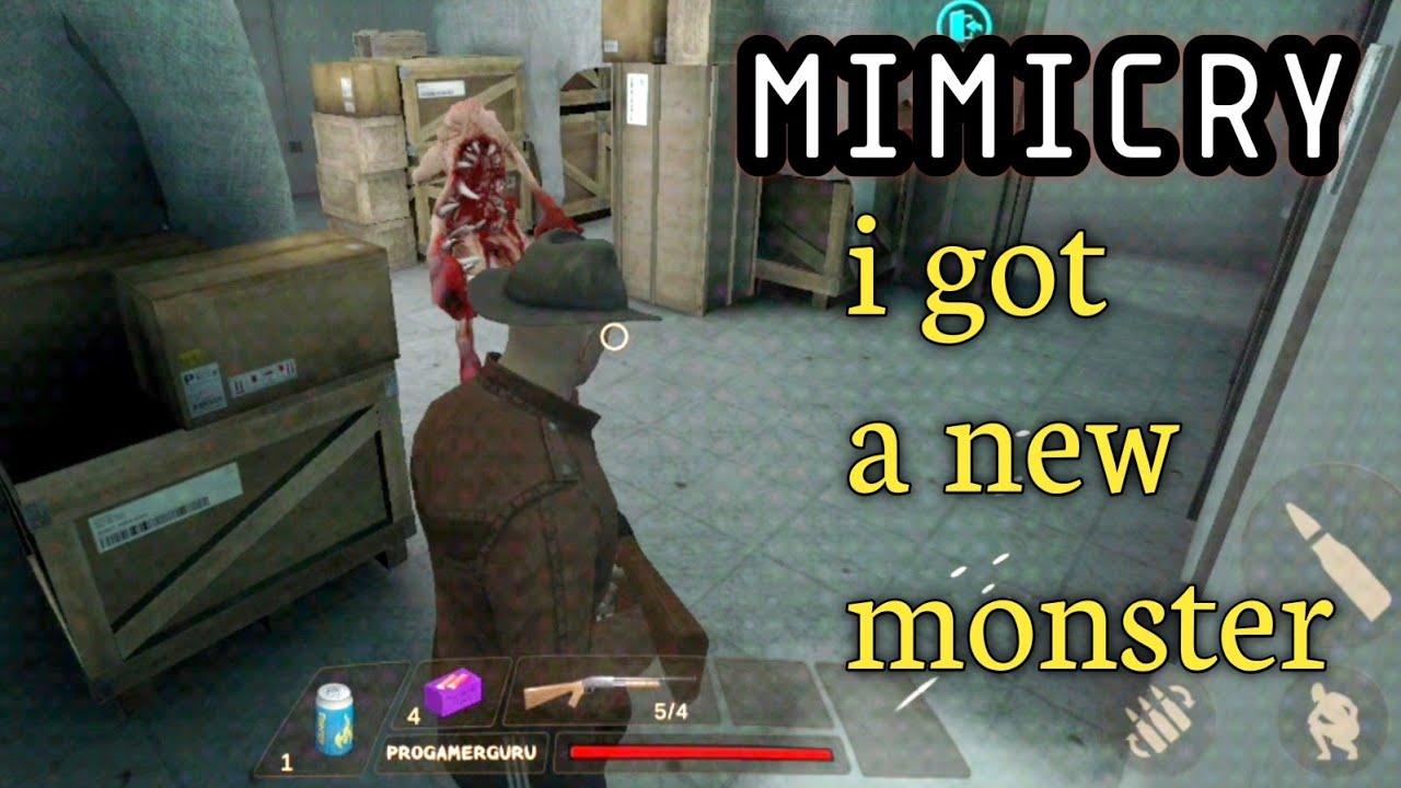 Mimicry Online Horror Action Game | A New Monster vs me - YouTube