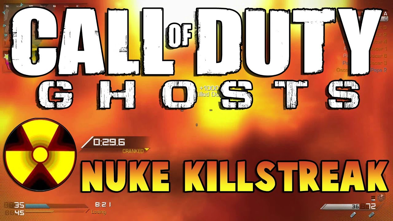 Call of Duty: Ghosts - World's First NUKE! How to get COD Ghosts MOAB ...