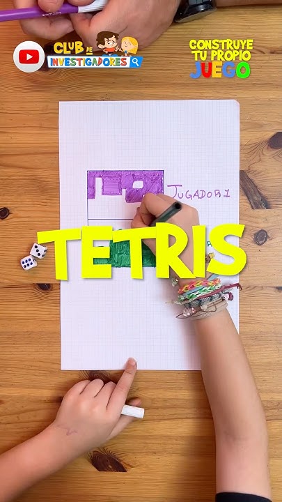 ¡CONSTRUYE TU PROPIO JUEGO! | TETRIS | CLUB DE INVESTIGADORES #shorts ...