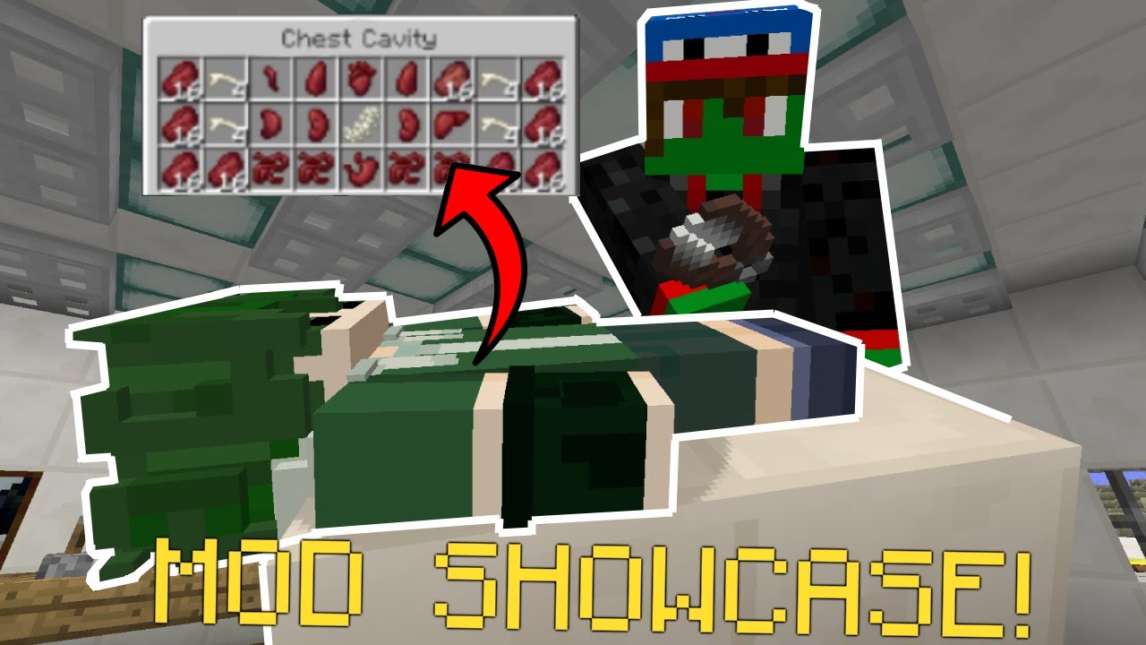 Becoming a Doctor in Minecraft! (Chest Cavity - Mod Showcase #4) - YouTube