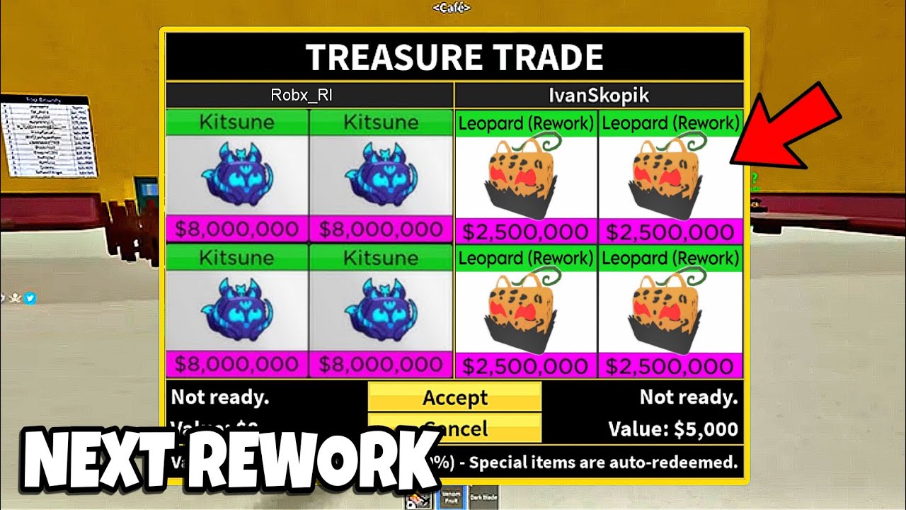 Collect All Upcoming LEOPARD [Rework] - Before Blox Fruits Update 27 ...