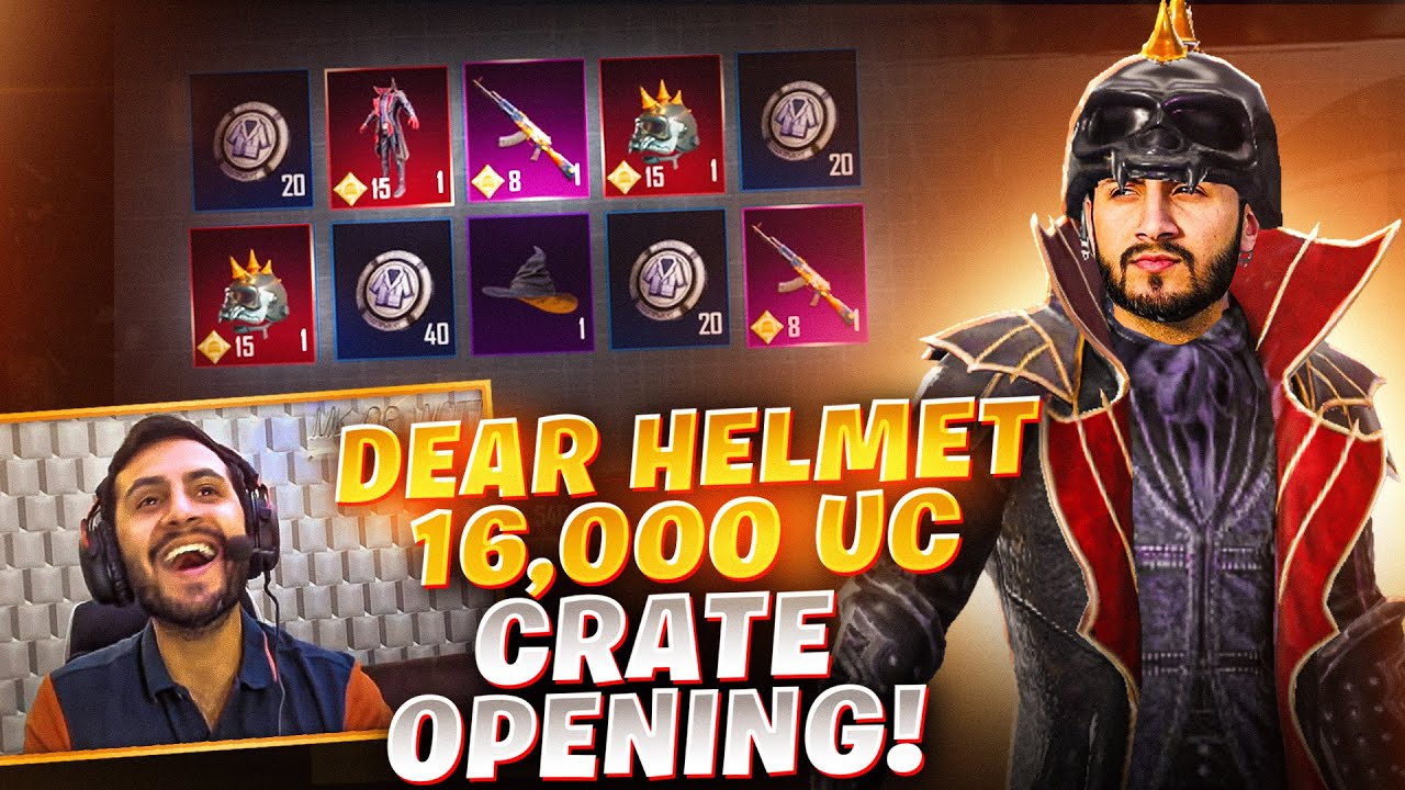 Dream Helmet INFERNO Crate Opening | $16000 UC Luckiest Spin Ever 😍 ...