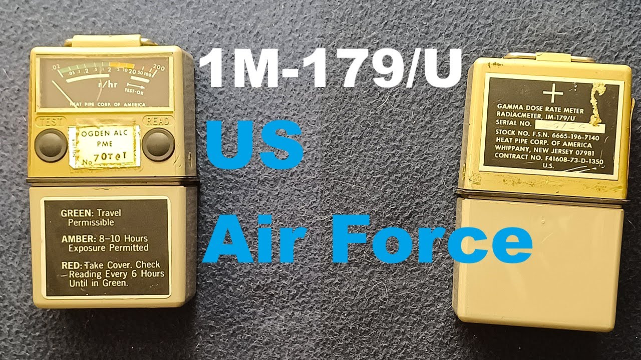 USAF, IM-179/U, Radiacmeter, Gamma Dose Rate Meter, Vintage 1960s ...