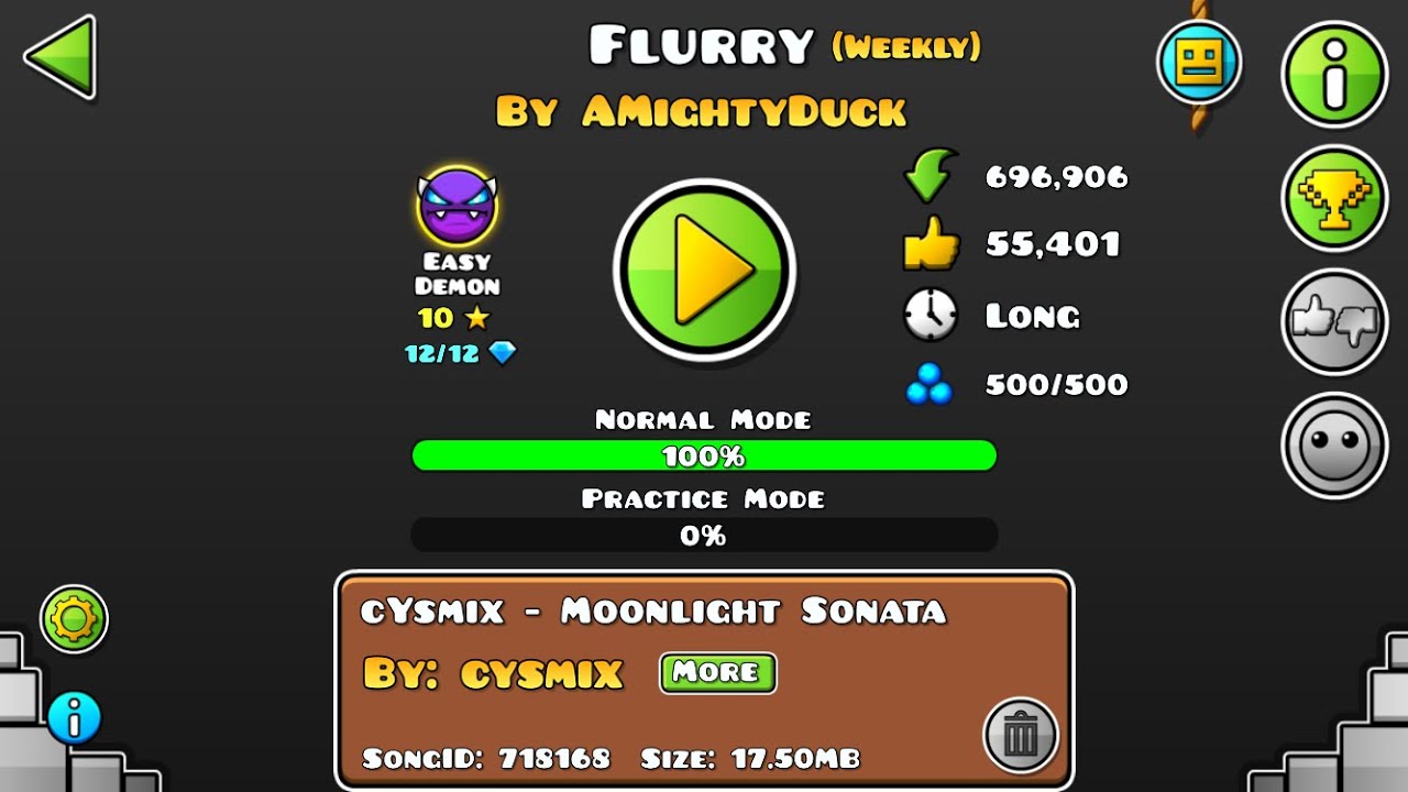 【geometry dash】easy demonの中で一番好きなレベルだわこれ the best easy demon level ever ...
