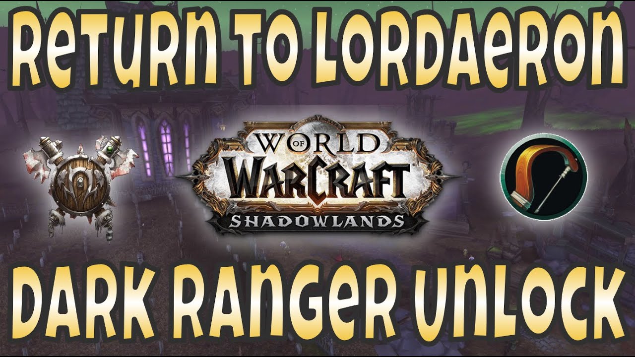 BECOMING A DARK RANGER - Calia Menethil Questline Longplay (WoW ...