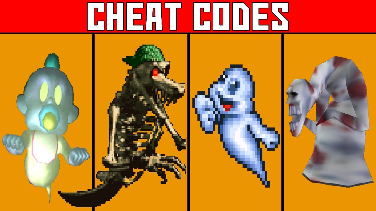 4 Spooky Levels In One Video - Cheat Codes - YouTube
