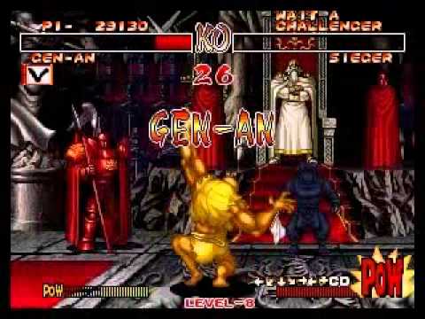 Samurai Shodown 2 GEN-AN arcade run (parte 1) - YouTube