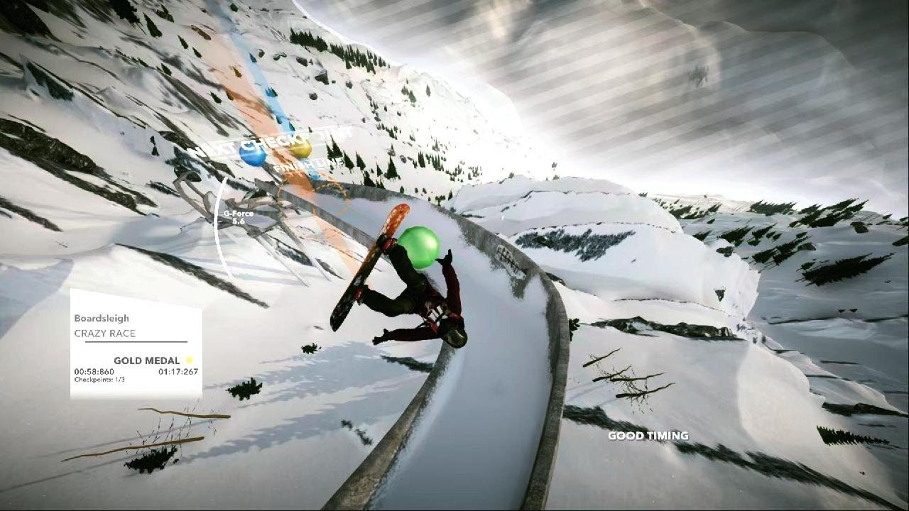 STEEP Crazy Race Challenge - Gold! - YouTube