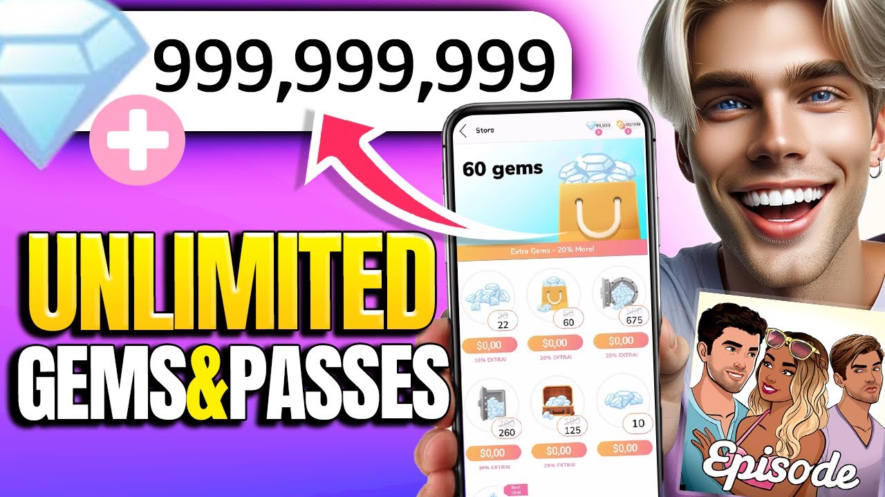 🔴 EPISODE HACK/MOD - Unlimited Gems and Passes in Episode 2024 (Android ...