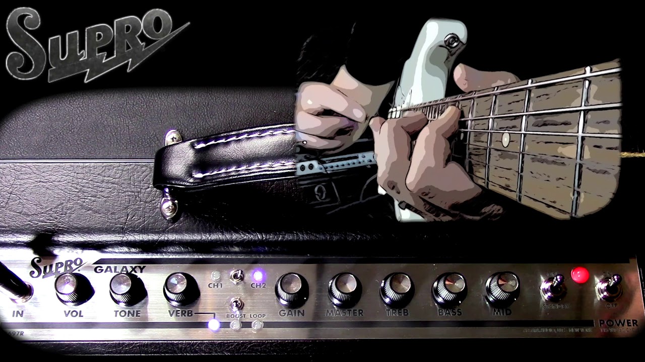 Supro Galaxy Tube Overdrive Amplifier Official Demo by Mike Hermans ...