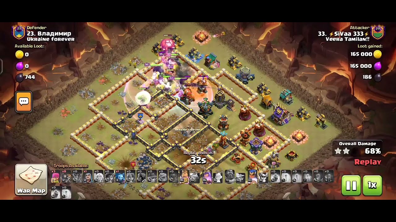 How to 3 STAR MAX TH17 easily using Warden FIREBALL Strategy. Best ...