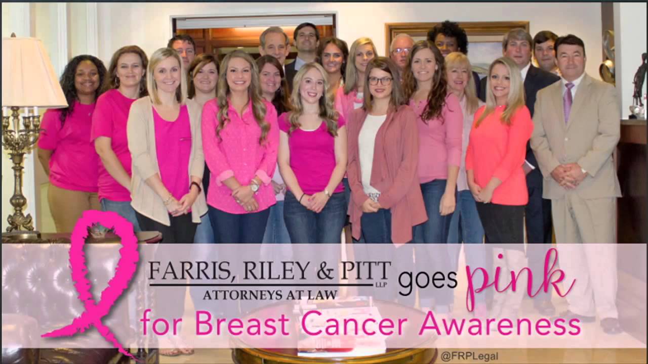 Farris, Riley & Pitt Goes Pink! | Breast Cancer Awareness Month 2015 ...