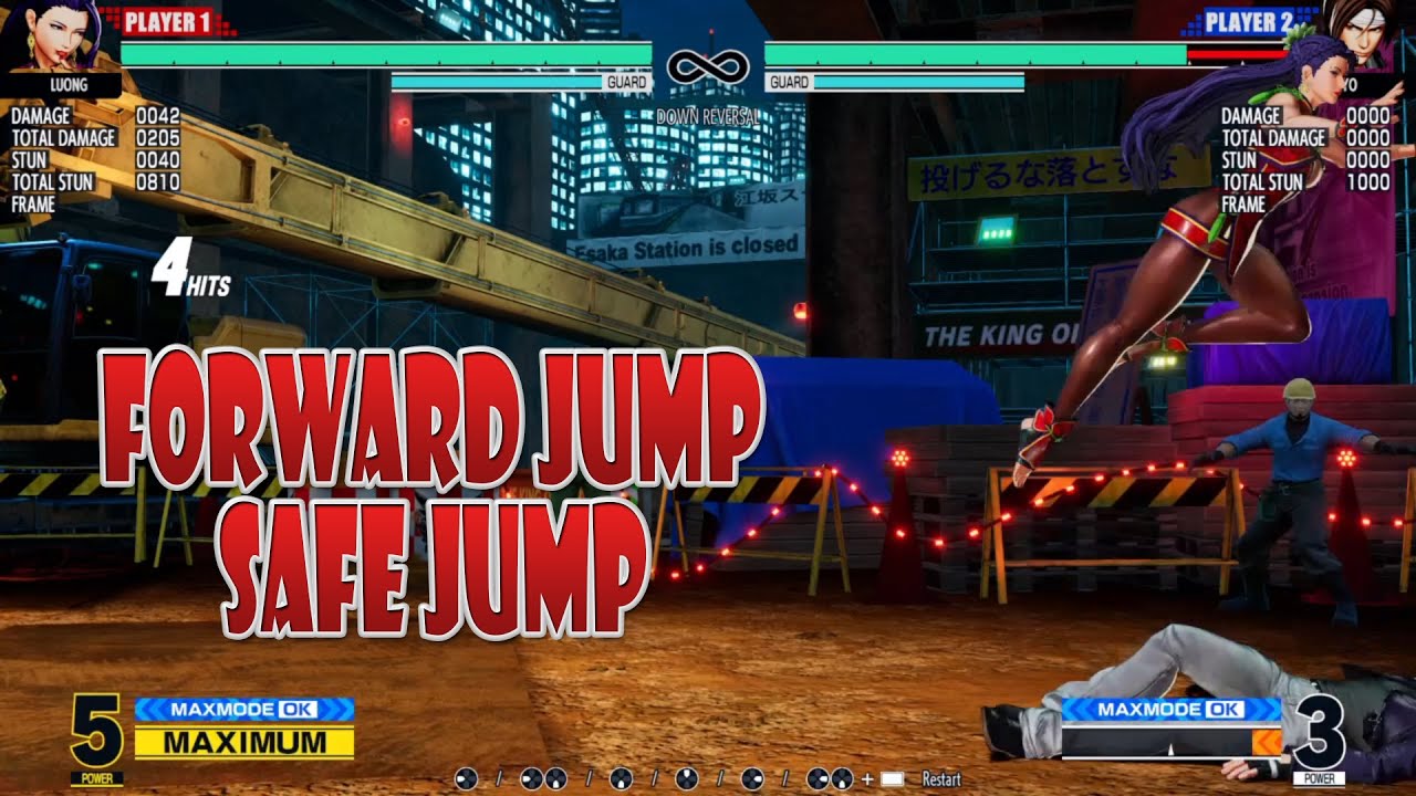 KOF XV: LUONG - Fwd Jump = Safe Jump ! - YouTube