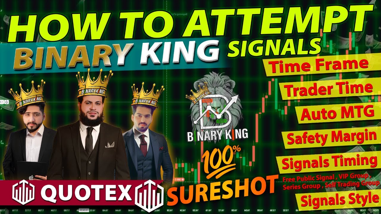 👑 How To Attempt BINARY KING Trading Signals | MTG | Safety Margin | Quotex - YouTube