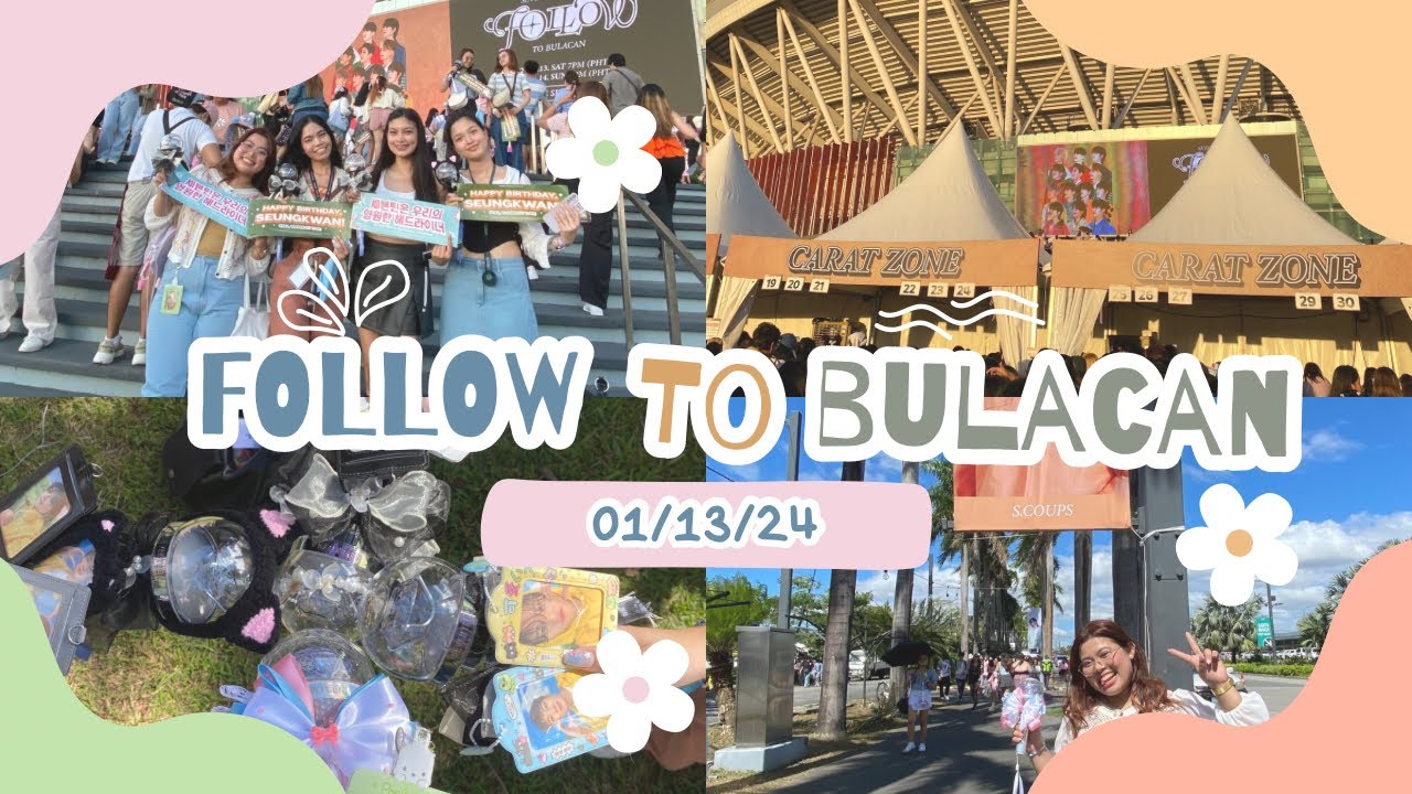 [concert vlog] seventeen follow to bulacan 💎 • day 1 | my first svt and ...