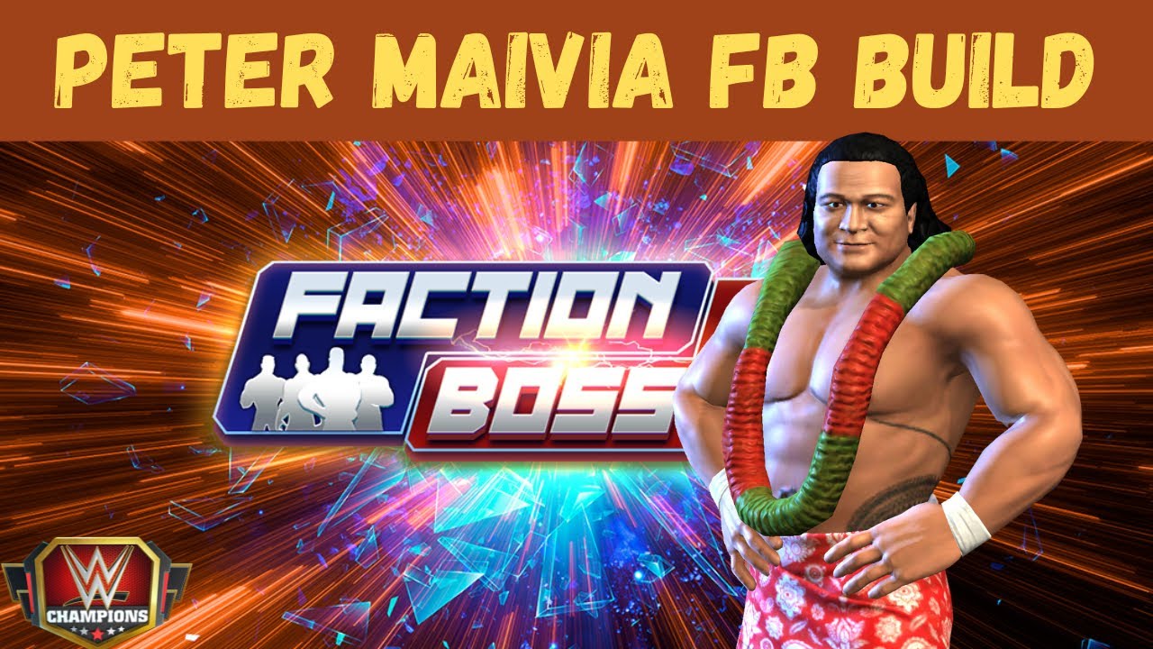 Peter Maivia Faction Boss Build-WWE Champions - YouTube