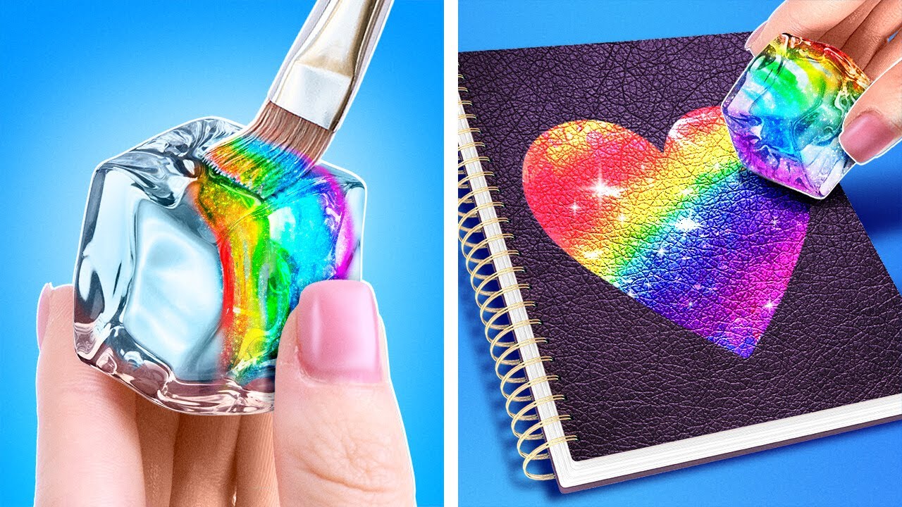 Tantangan Seni Pelangi DIY Tantangan Seni Fantastis & Tips Viral oleh ...