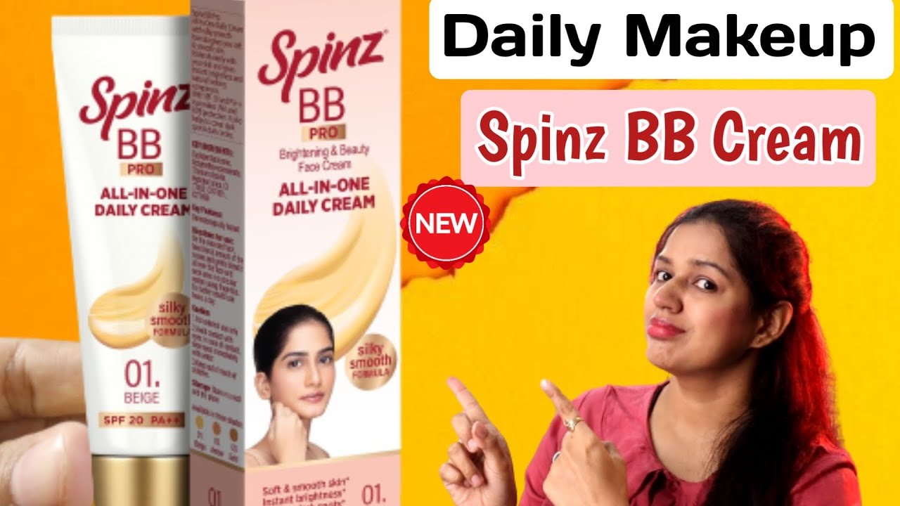 Spinzz BB pro cream review in hindi | Everyday makeup with Spinz BB ...