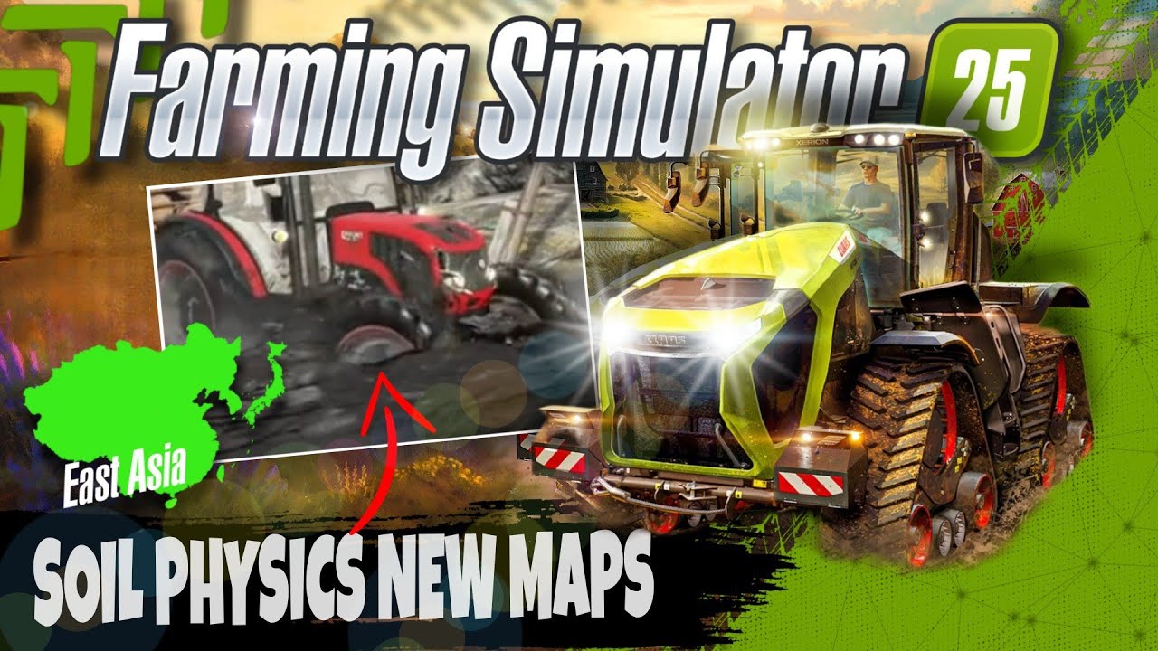 Farming Simulator 25 Soil physics 🌱 Maps and FarmCon 24 🚨 - YouTube