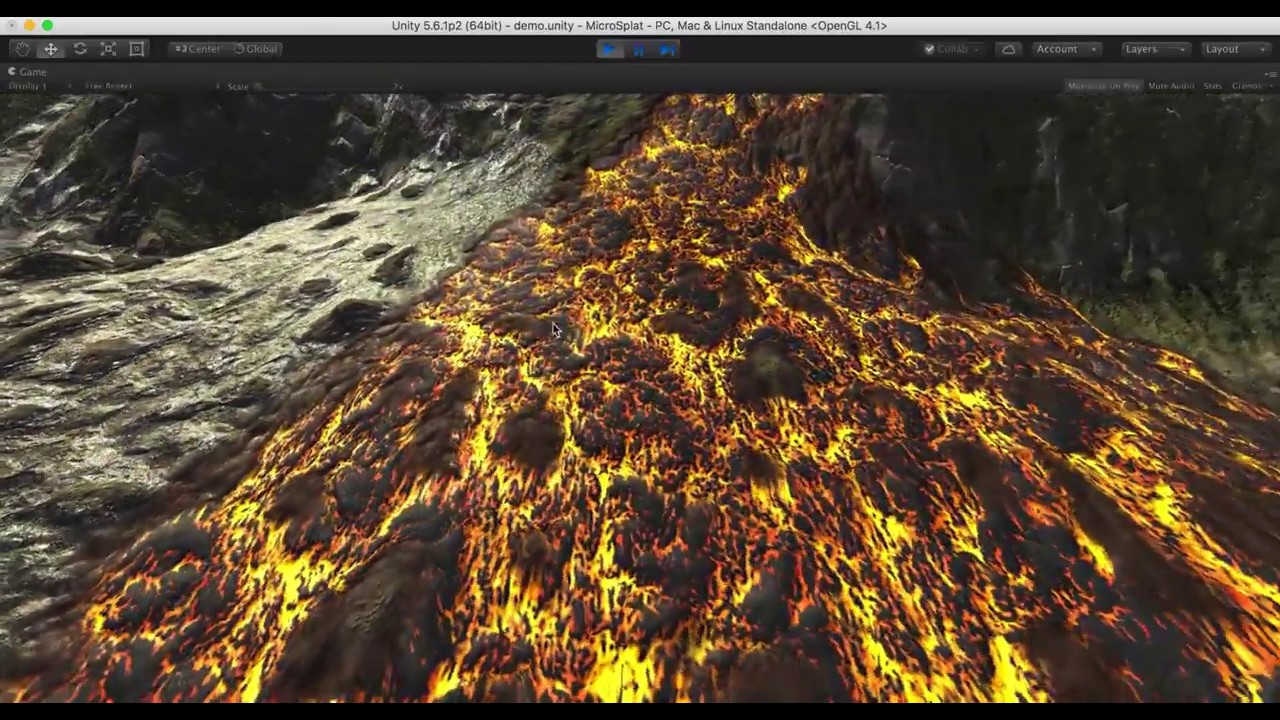 MicroSplat - Puddles, Streams, Lava, Wetness module - YouTube