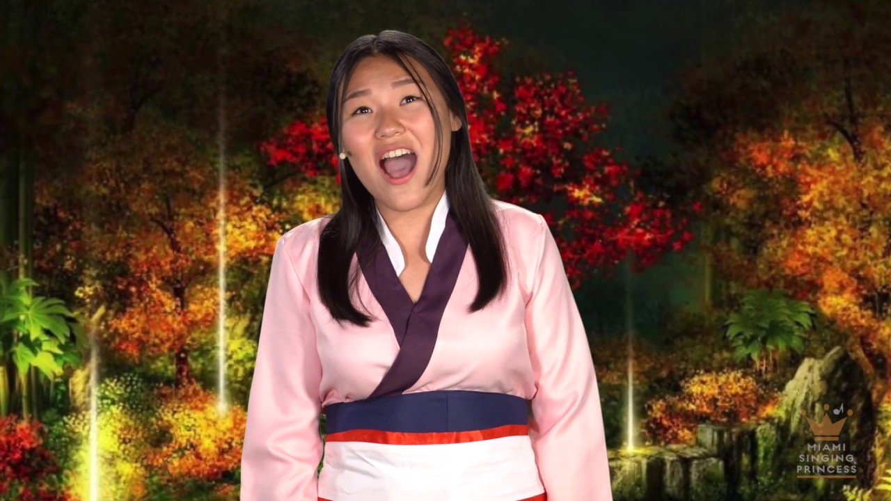 "Reflection" performed by -Miami Singing Princess- Mulan. - YouTube