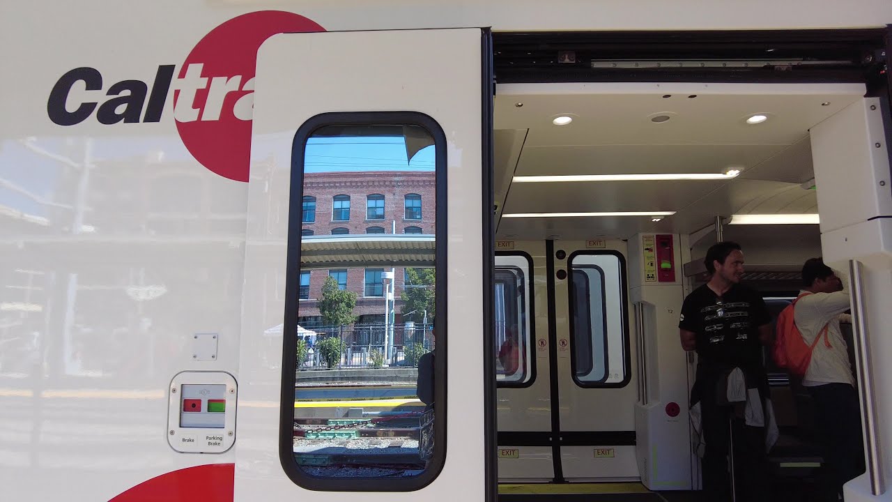 Caltrain Electric Train Tour - San Francisco - YouTube