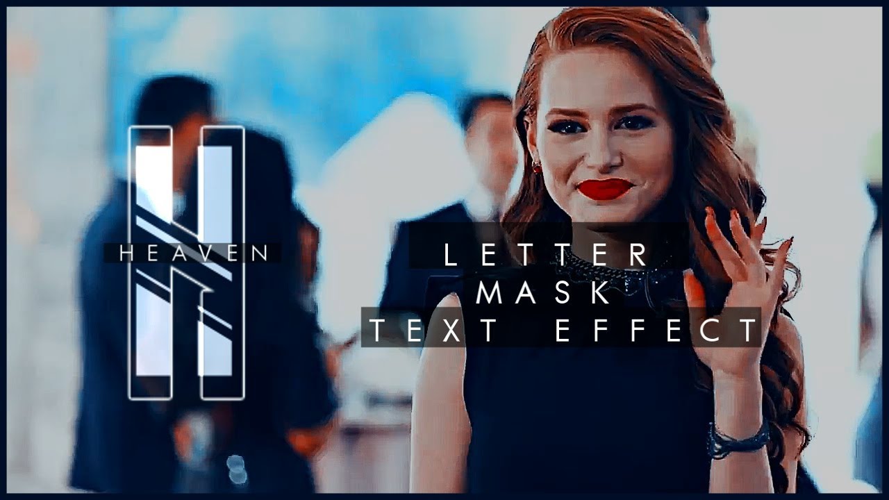 Letter Mask Text Effect - YouTube