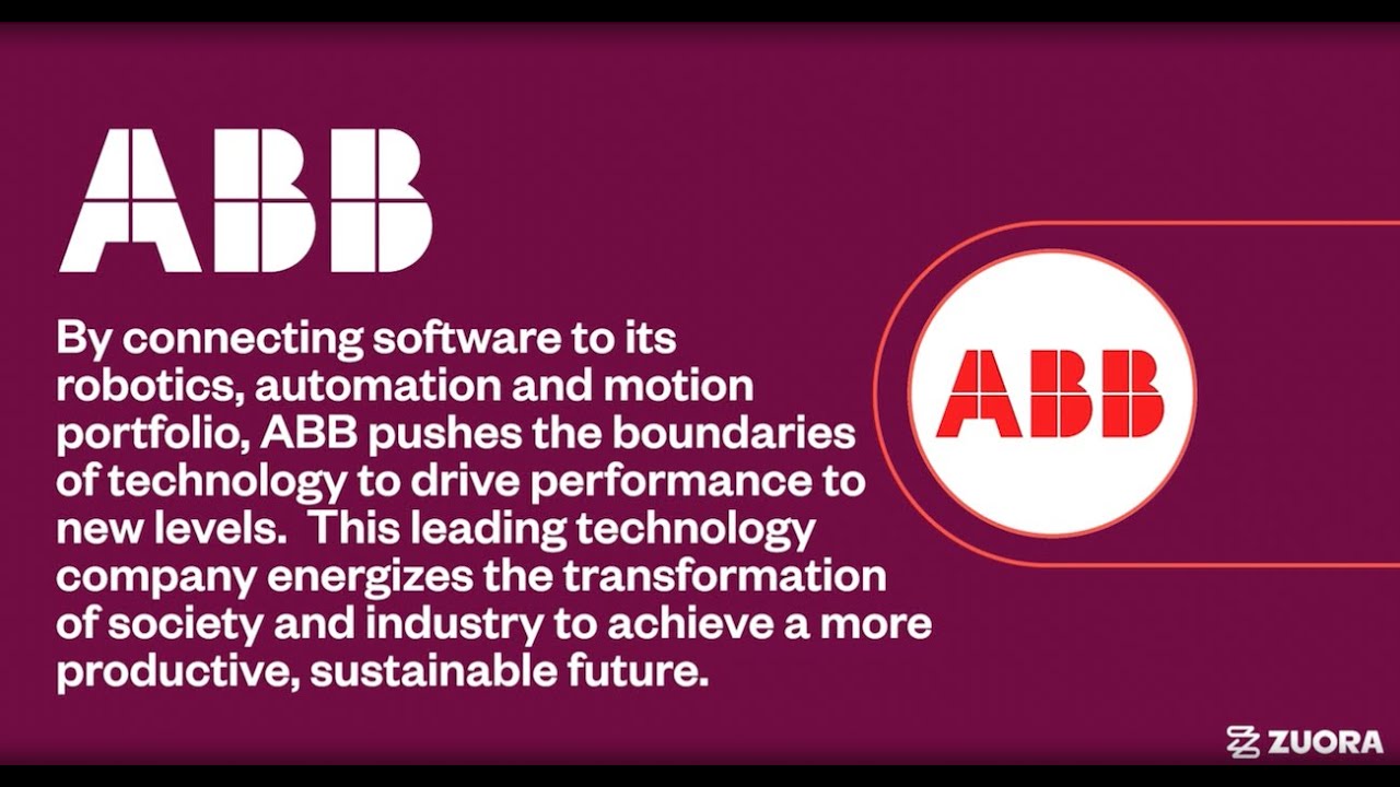 Visual Case Study - ABB + Zuora - YouTube