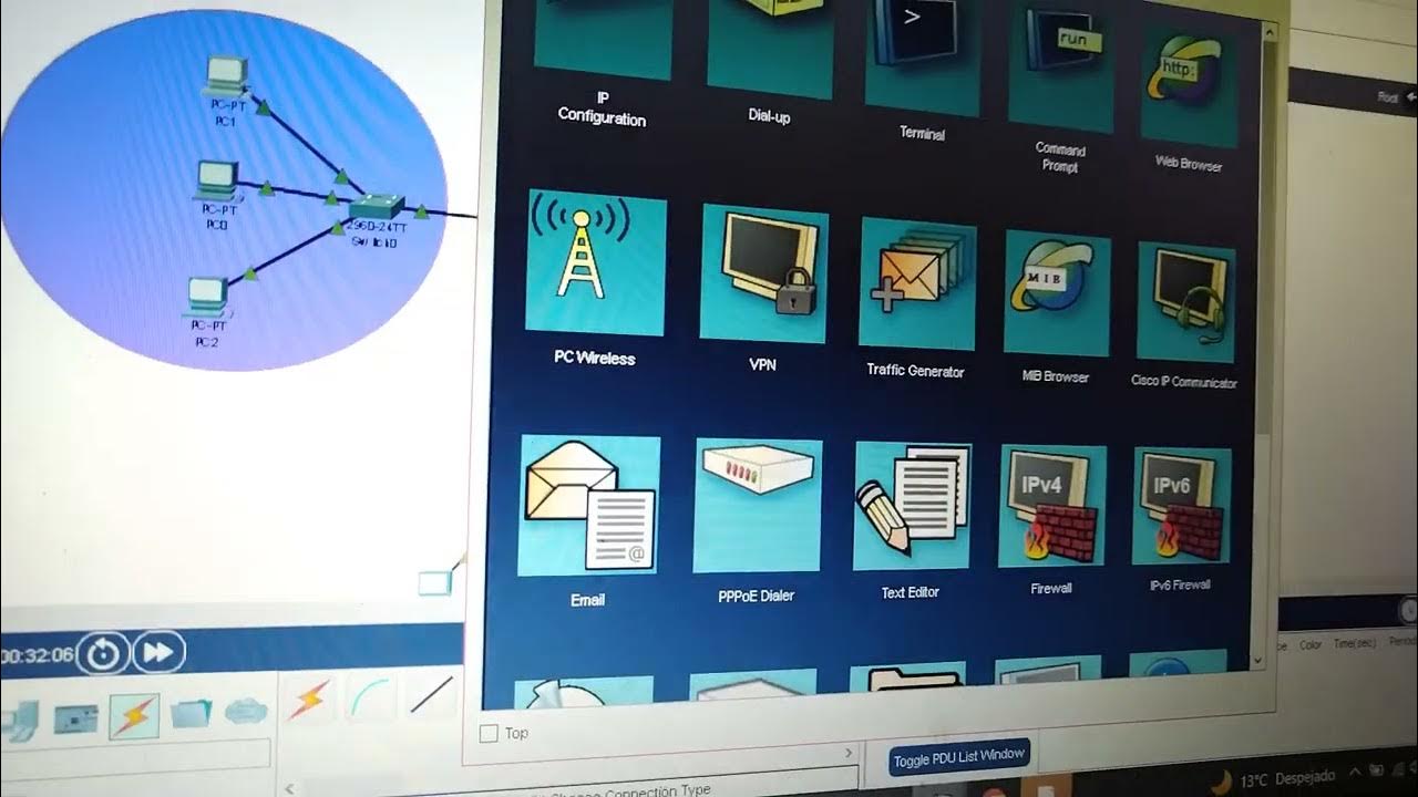 conectar tres subredes por medio de puertas de enlace (packet Tracer) - YouTube