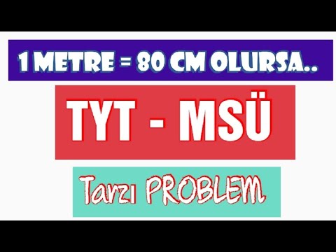 Yanlış Ölçüm Yapan Metre.. 😀   Tyt ' lik Problem.. 345..👍