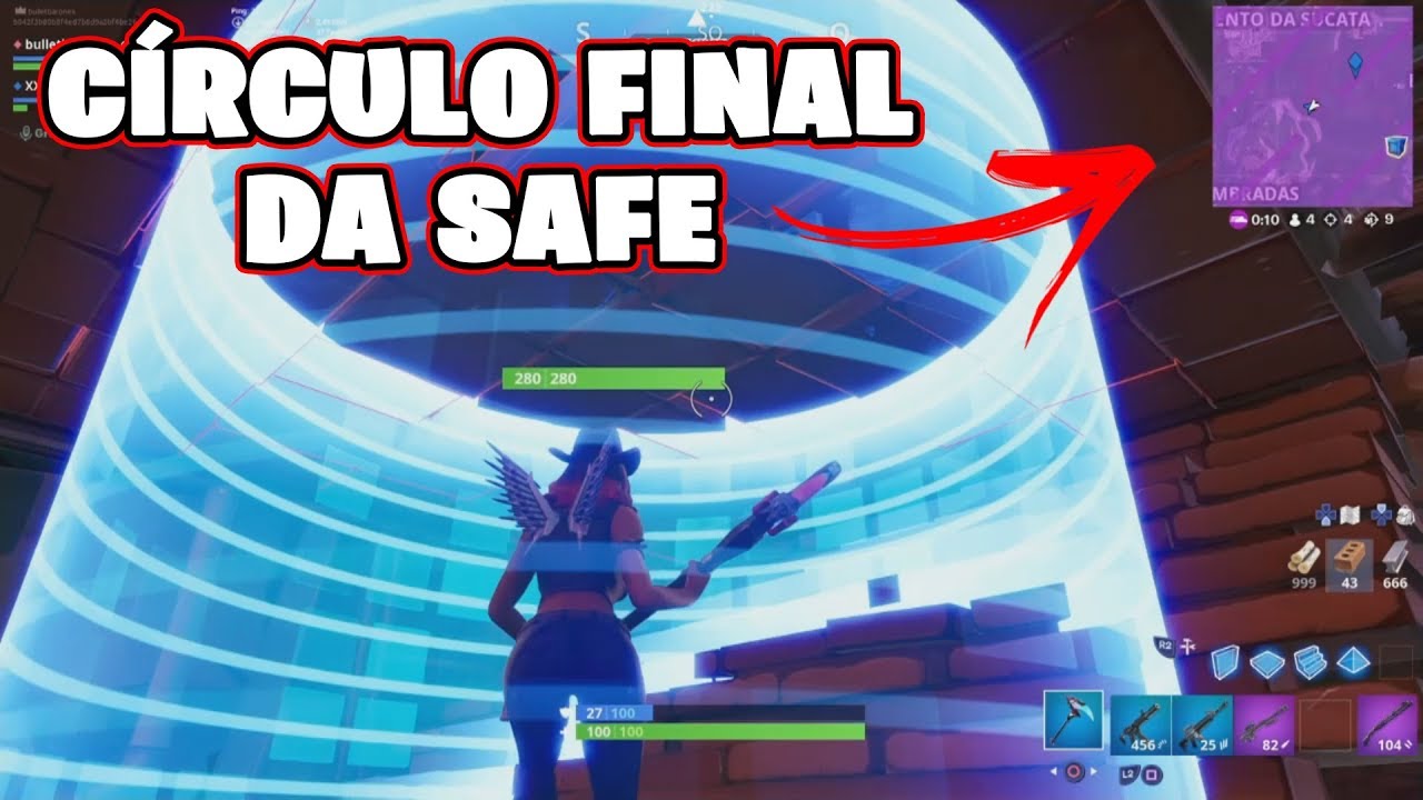 FORTNITE / FUI ATE O ULTIMO CIRCULO DA TEMPESTADE / BARONEX GAMEPLAY ...
