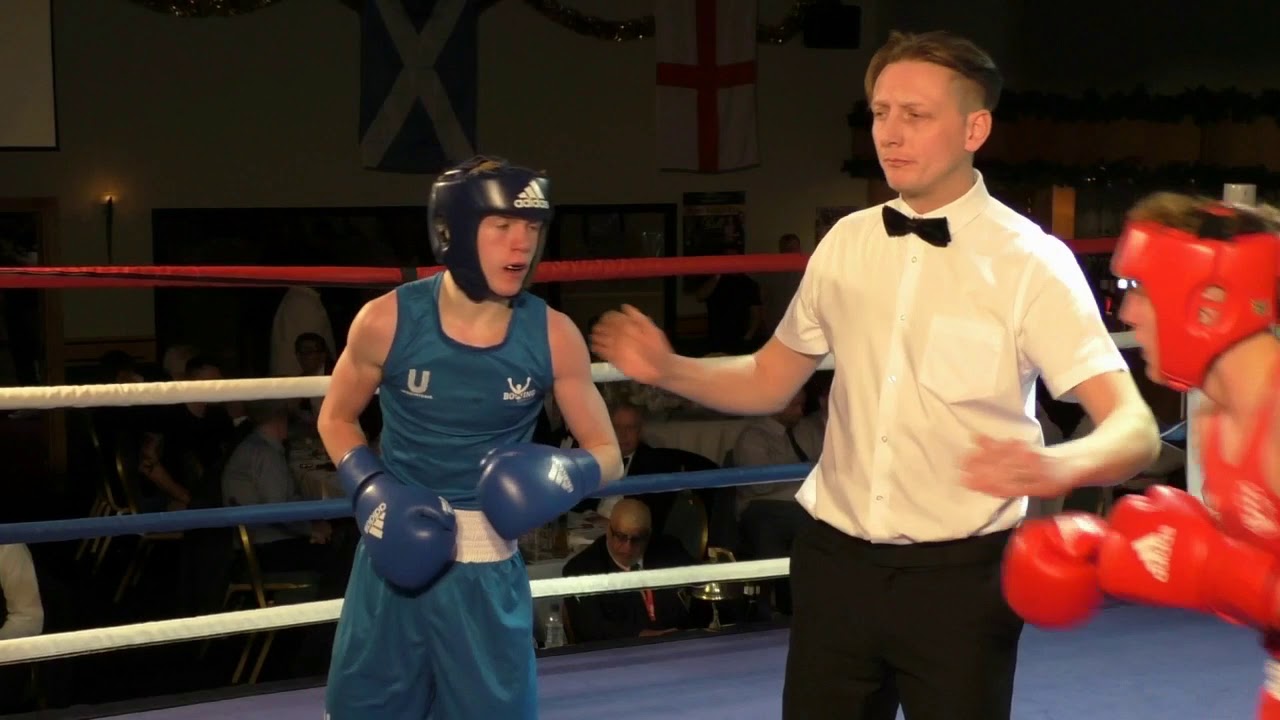 ST Andrews Day Boxing Georgie Ellis England V Ryan Carlin Scotland ...
