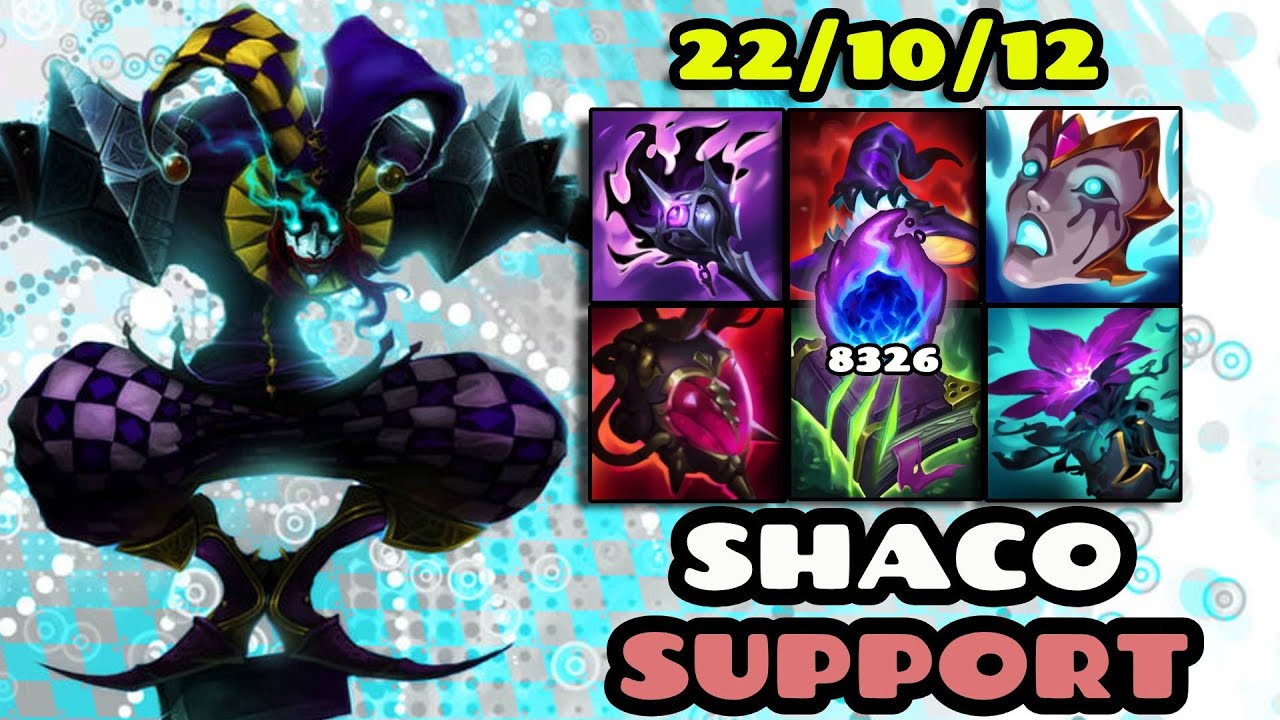 TOTAL DAMAGE TO CHAMPIONS 129,859 - AP SHACO SUPPORT FULL BUILD - YouTube