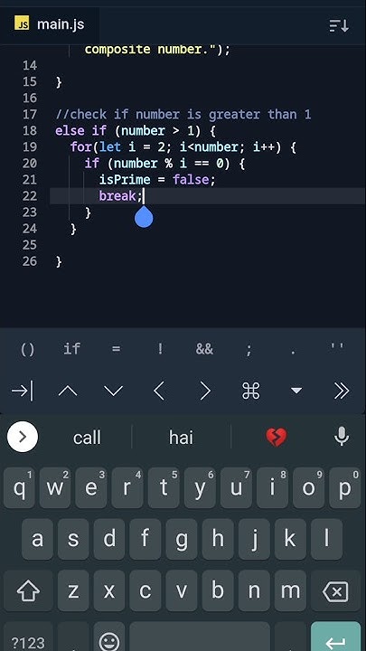 Javascript Program To Check Prime Number Youtube