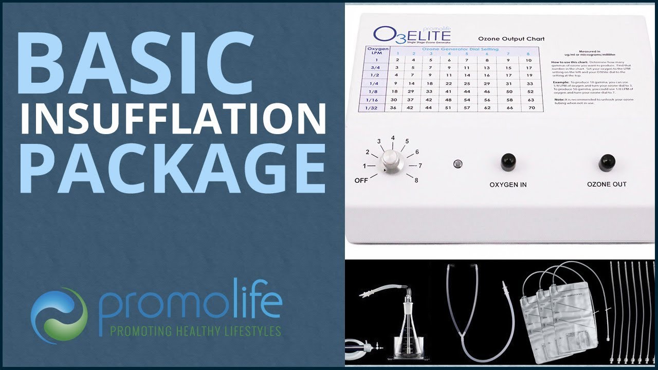 Basic Ozone Insufflation Package from Promolife - YouTube
