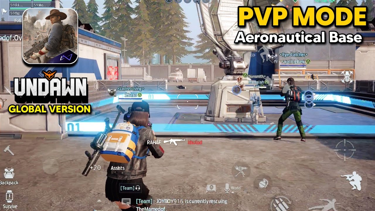 Undawn Mobile iOS Gameplay (PVP Mode) - Aeronautical Base - YouTube