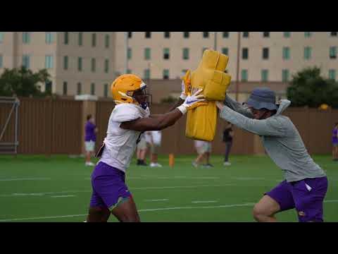 LSU fall camp Day 9 highlights, including QBs, RBs, WRs, DL and TE/OL ...