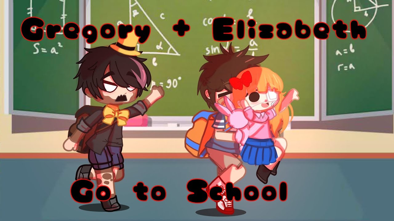 Gregory and Elizabeth go to school part 2// Glamike, Gregbot/Evan ...