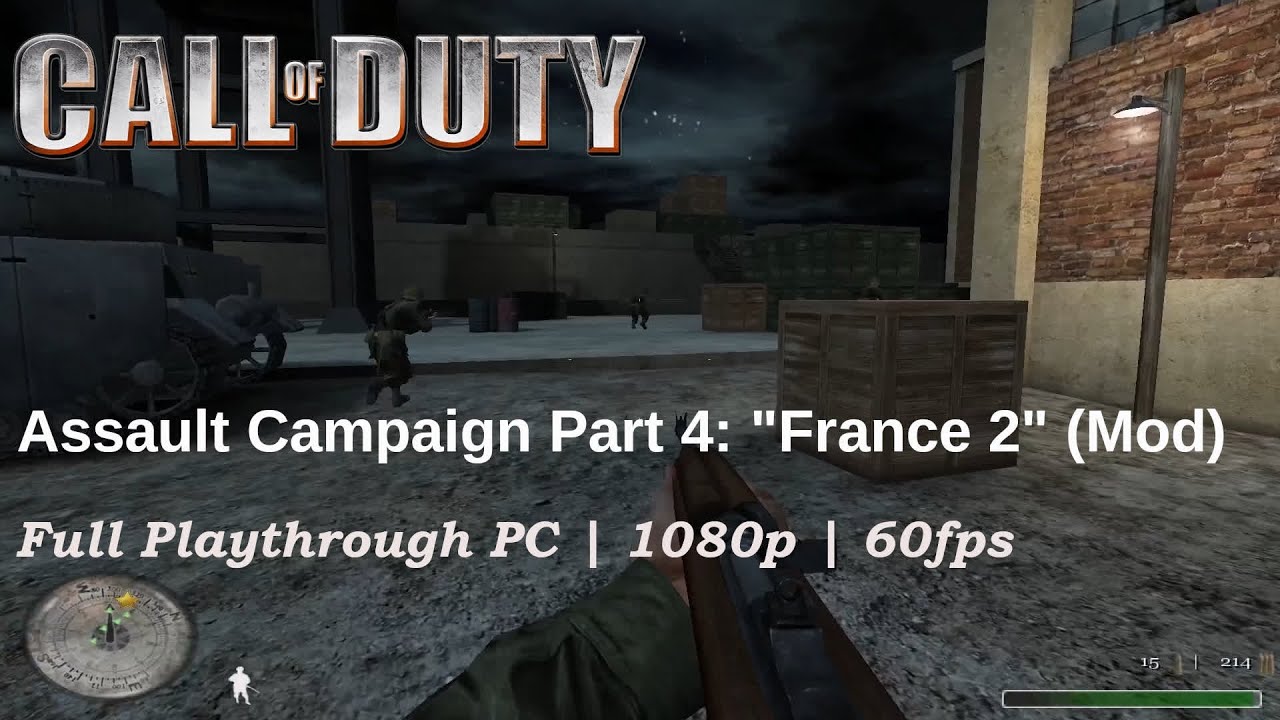[PC] Call of Duty 1 Mod Assault #4 Shipping Harbour + Ship Escape - YouTube