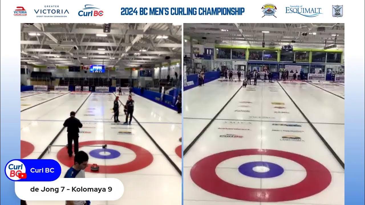 de Jong vs Kolomaya 2024 BC Men's Championship - YouTube