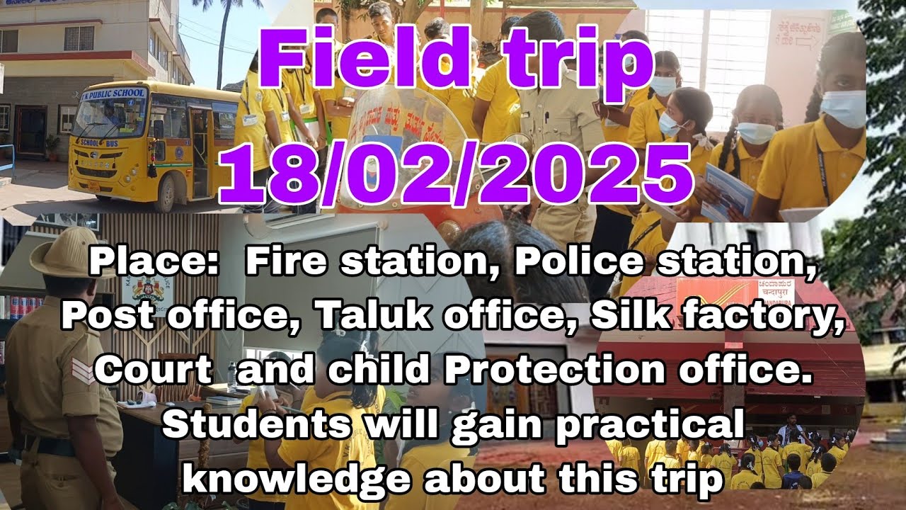 Field Trip | Fire station | Police station | Post office, Taluk office ...