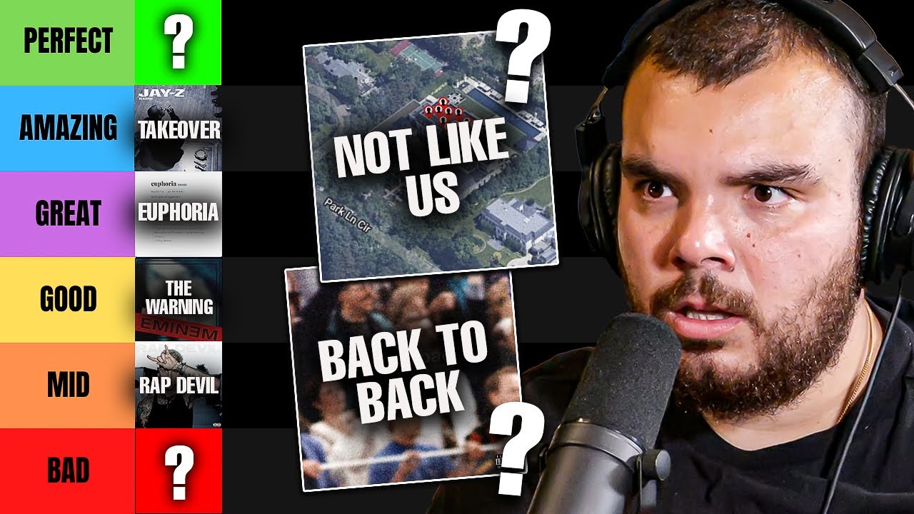 Iconic Diss Tracks Tier List - YouTube