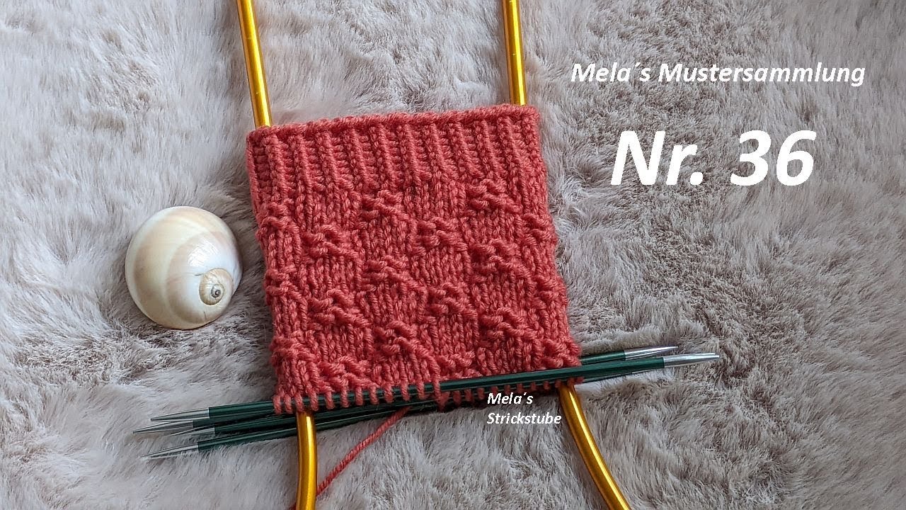 Sockenmuster Nr. 36 - Muster in Runden stricken / rechts/links Muster ...