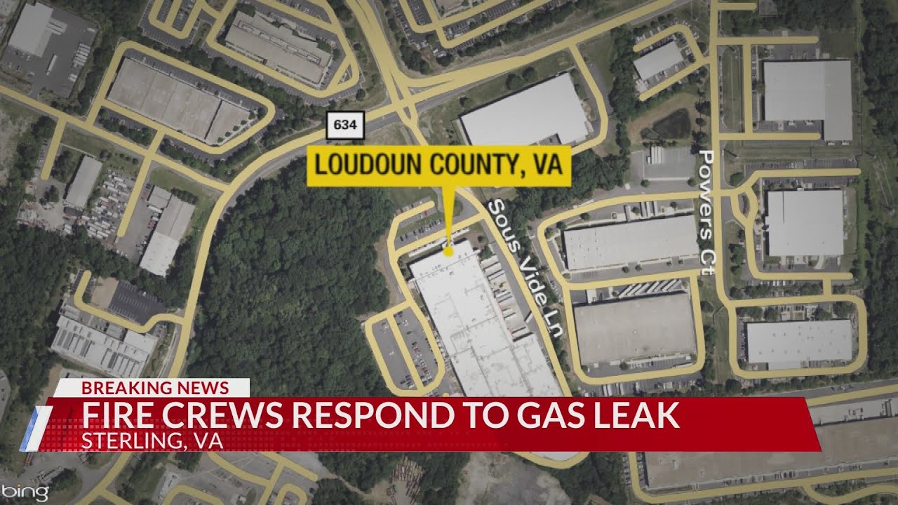 Gas leak affects at least 20 people inside Sterling building - YouTube